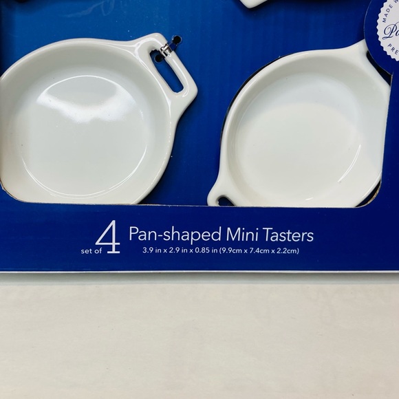 Dining | Mini Tasters Pan Shaped White Porcelain Excellent Condition ...
